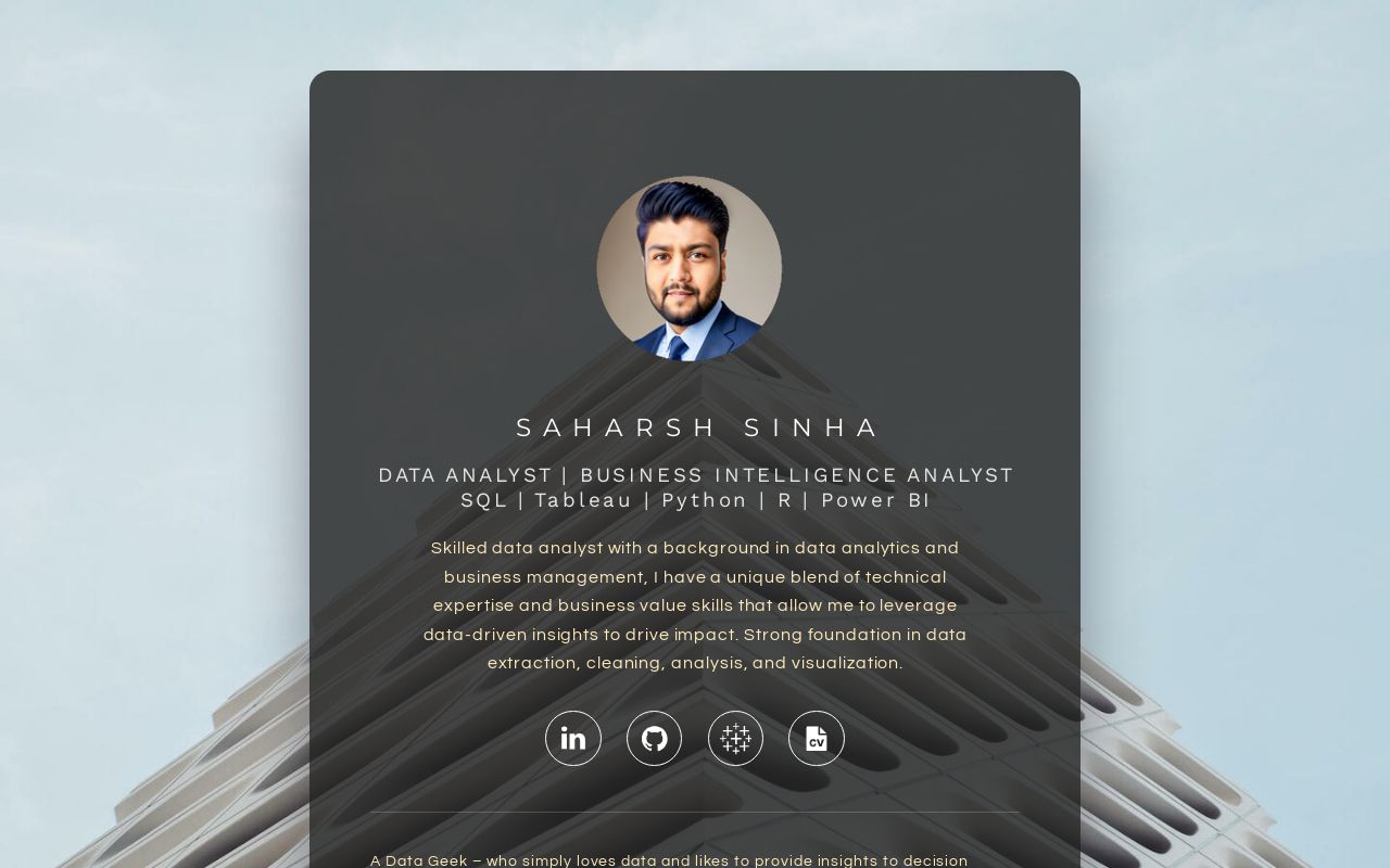 Saharsh Sinha